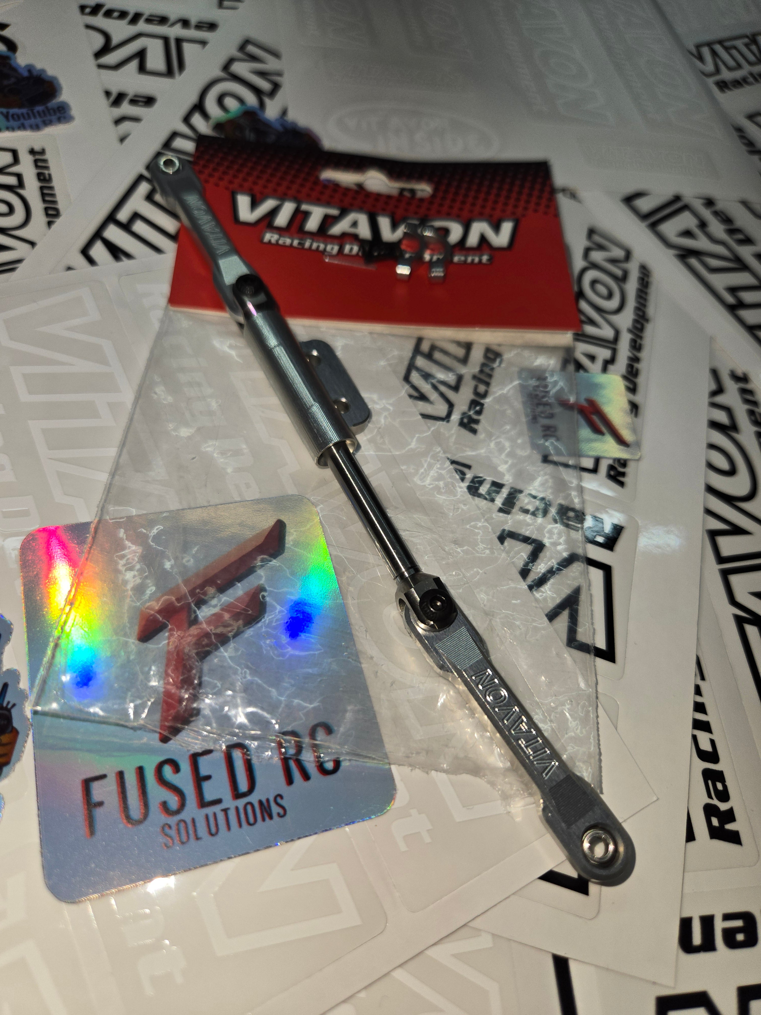 VITAVON H10 CNC Alu7075 Steering Link For Vanquish H10 Optic - Silver – Fused R.C. Solutions