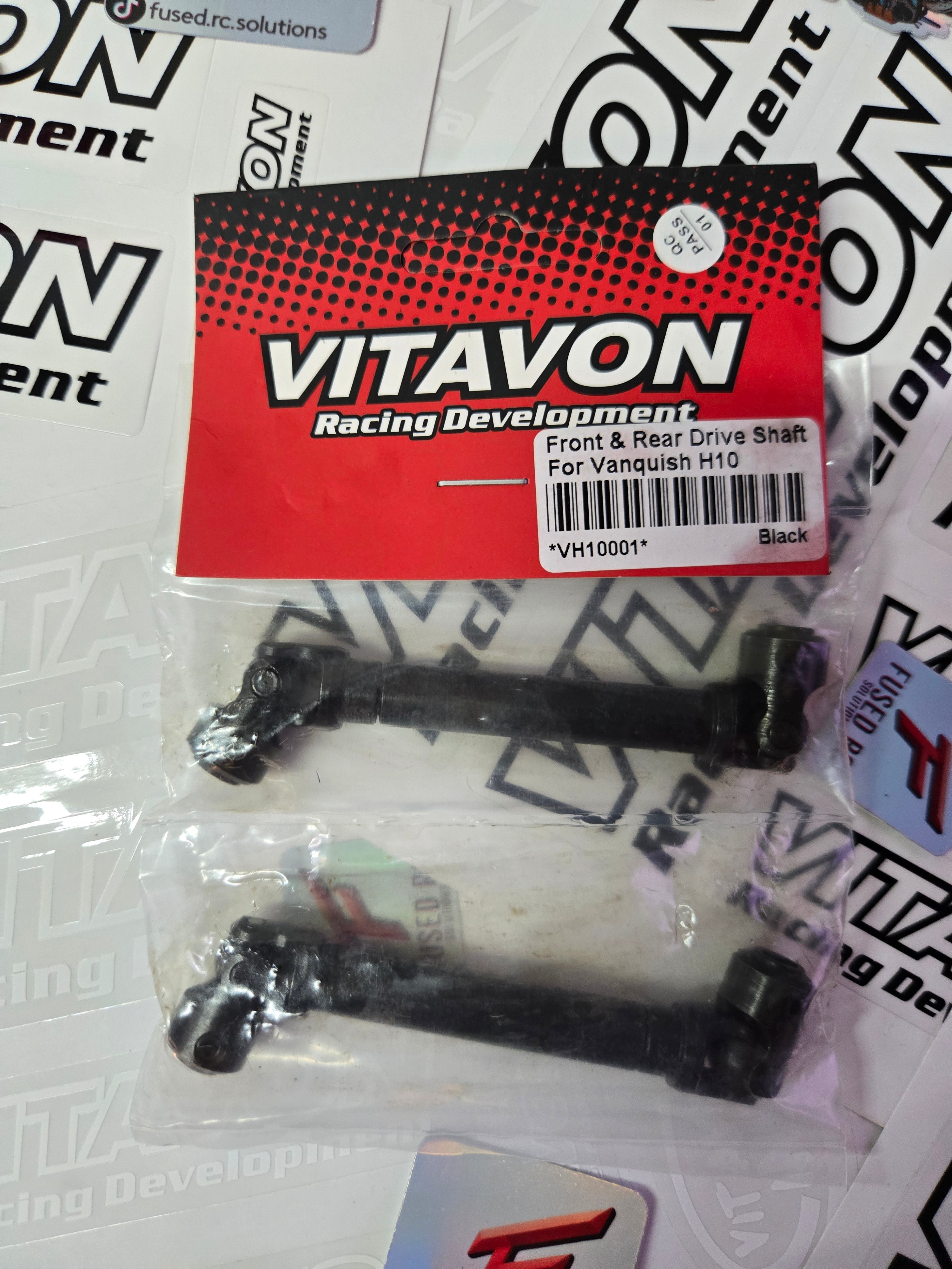 VITAVON Hardened Drive Shafts For Vanguish H10 Optic CF – Fused R.C ...